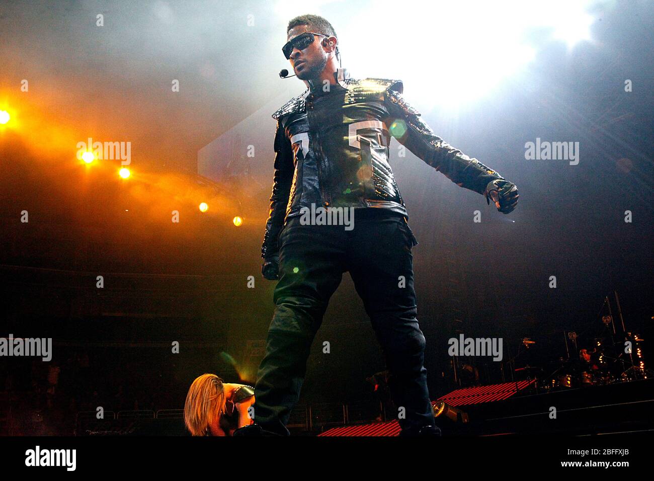 Usher in the omg tour hi-res stock photography and images - Alamy