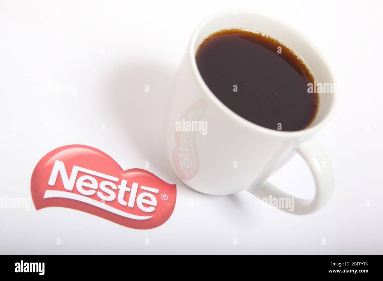 Nescafe instant coffee, one of many Nestle products Stock Photo - Alamy