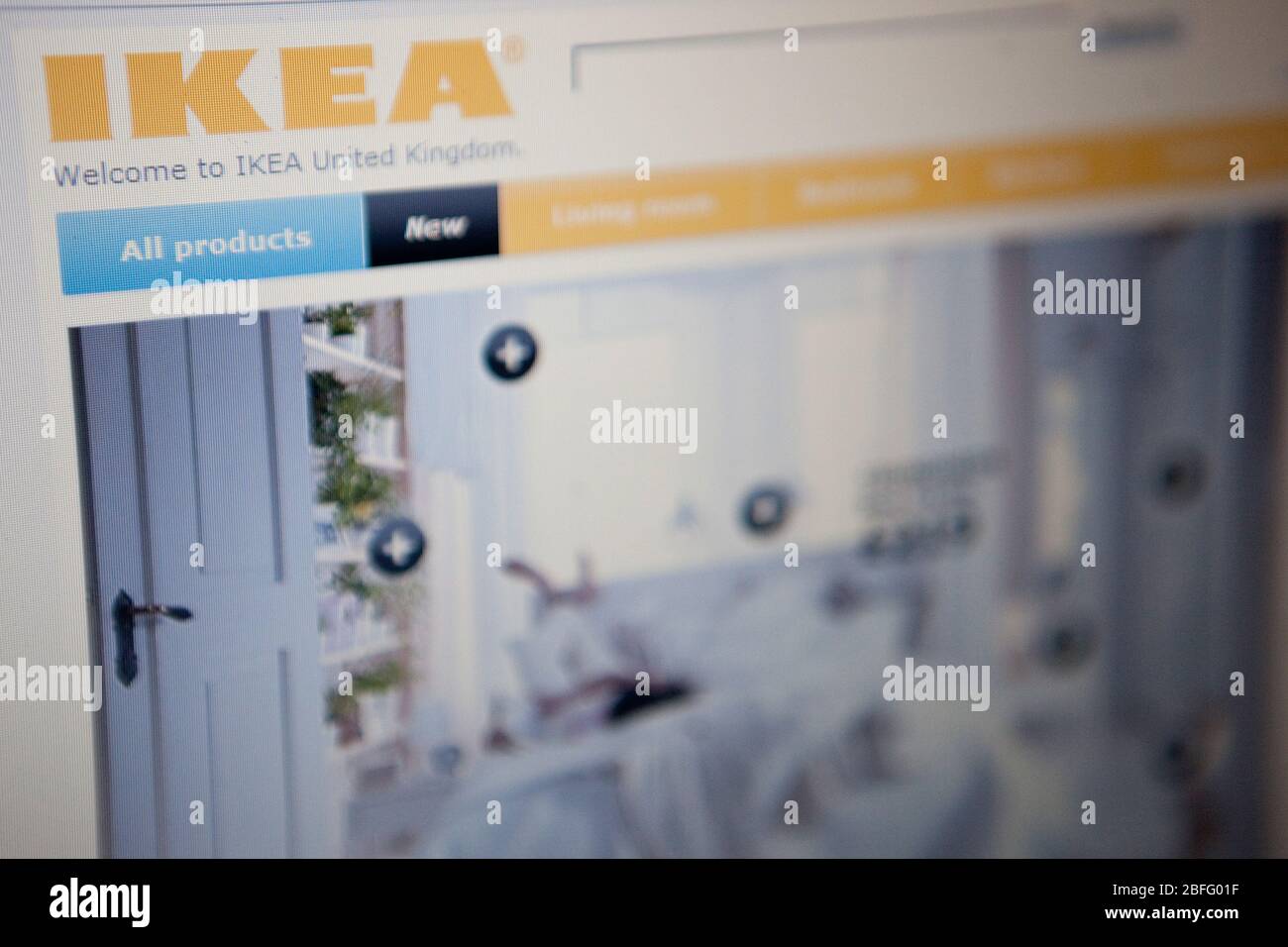 The Ikea website Stock Photo - Alamy