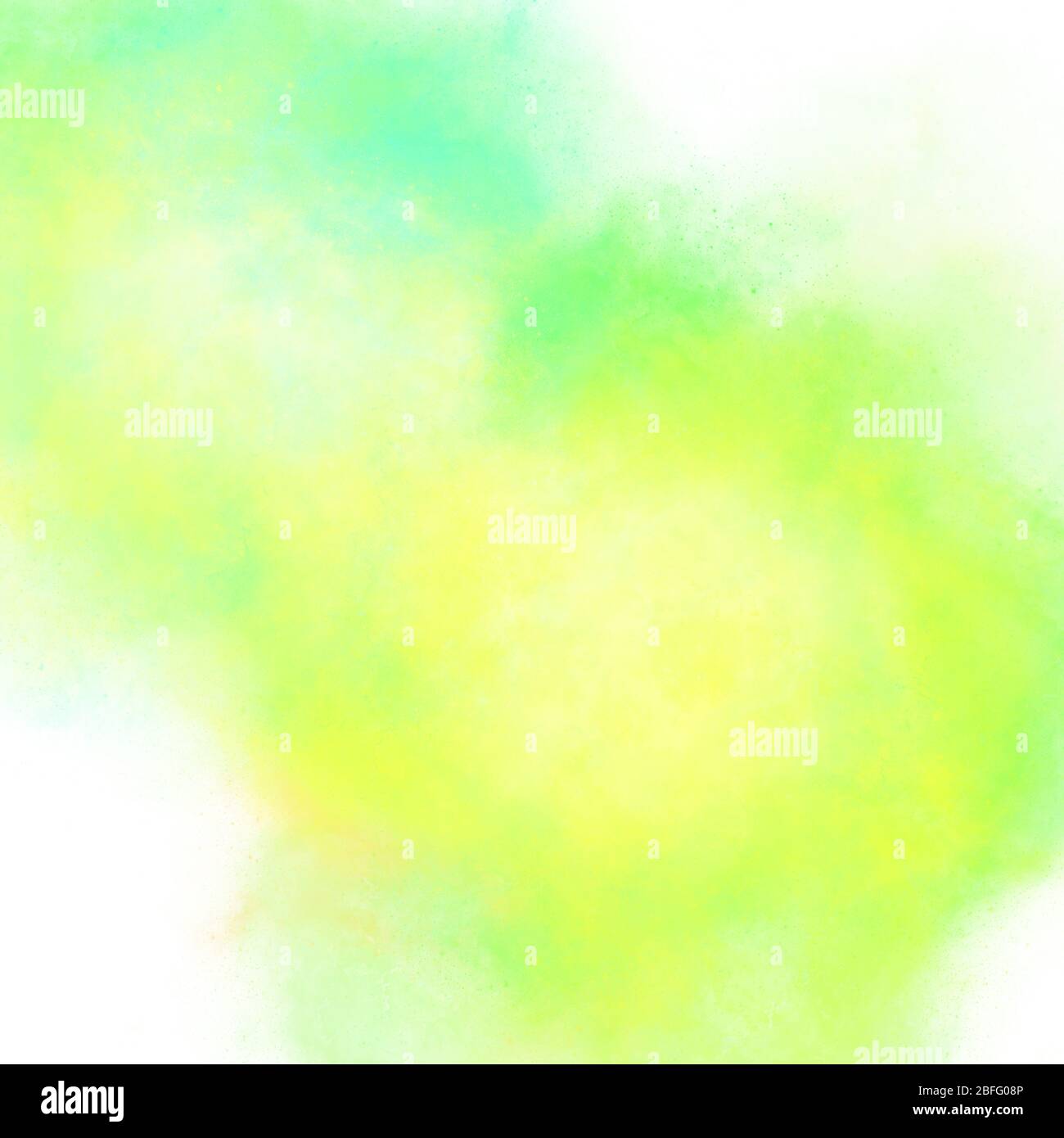 Yellow green watercolor paint with a gradient. Abstract backdrop ...