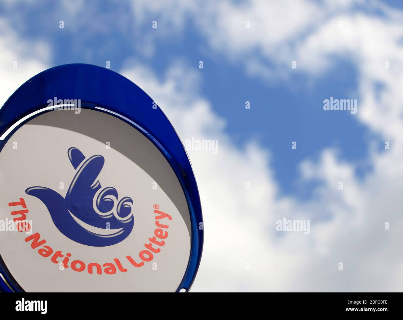 Illustrative image of National Lottery branding Stock Photo - Alamy