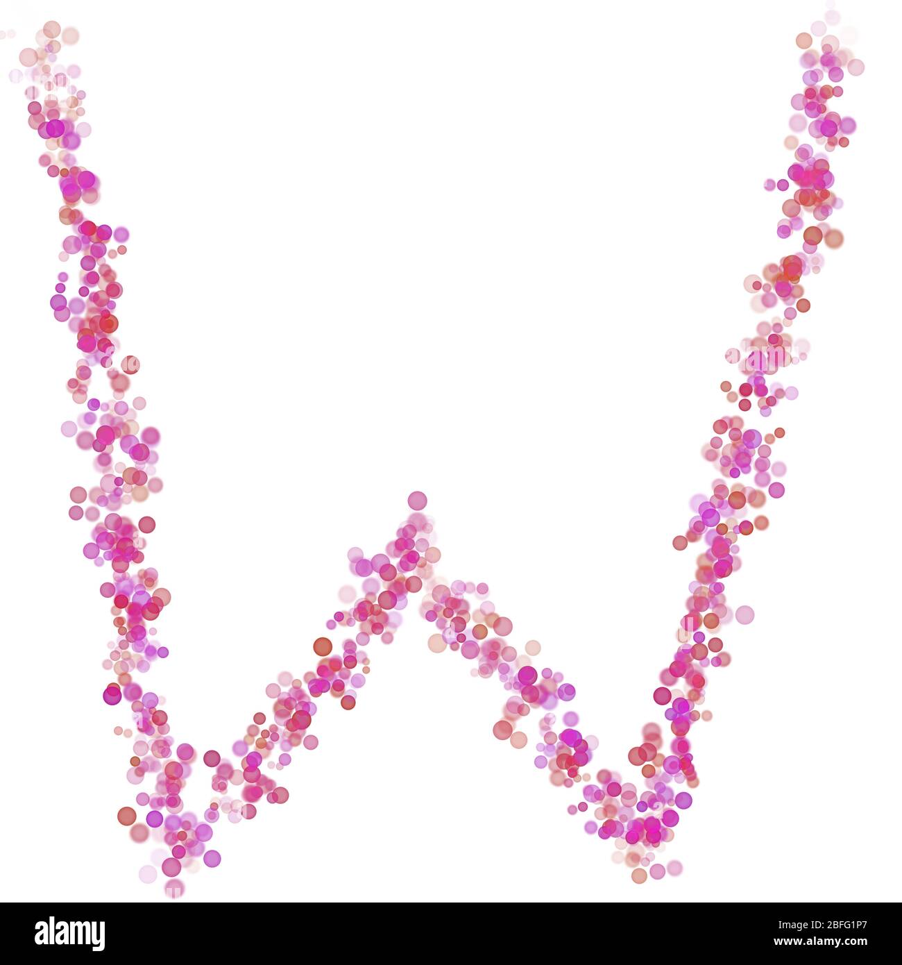 W typography font letter type hi-res stock photography and images - Alamy