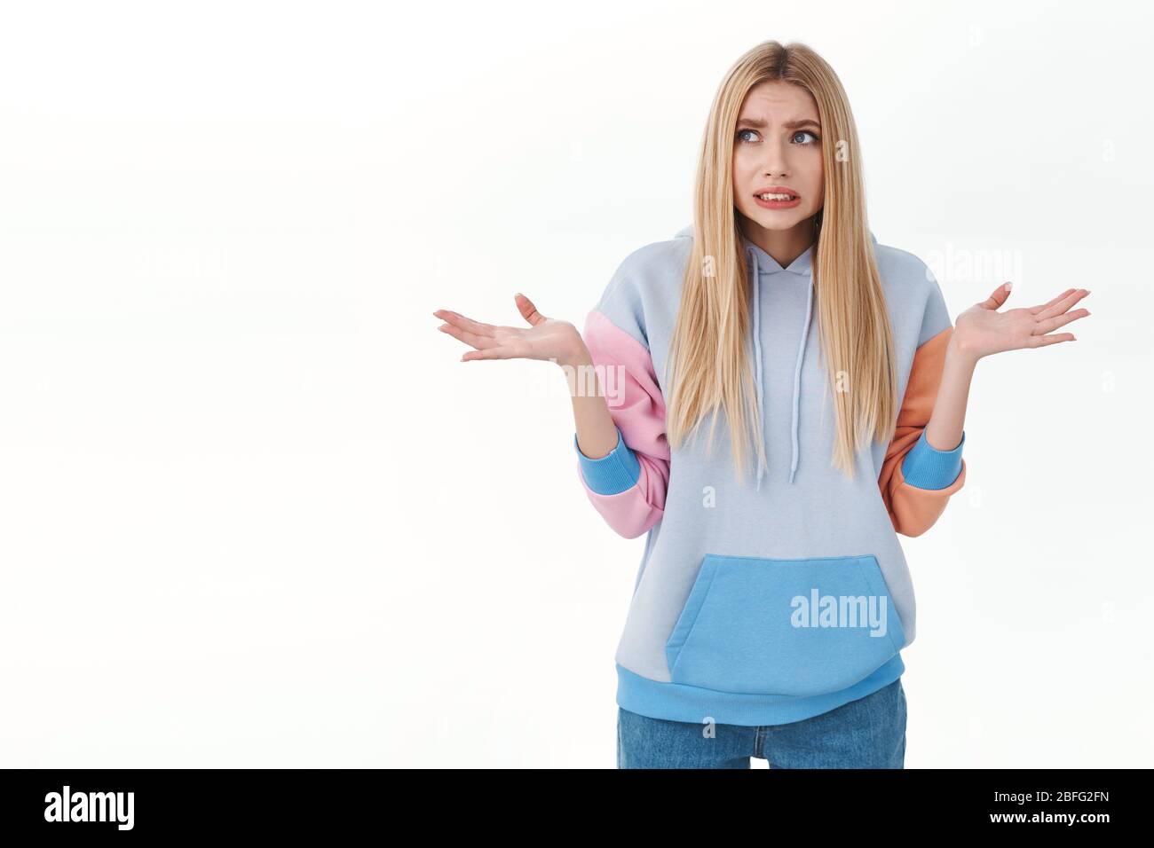 Embarrassed teen girl student hi-res stock photography and images - Alamy