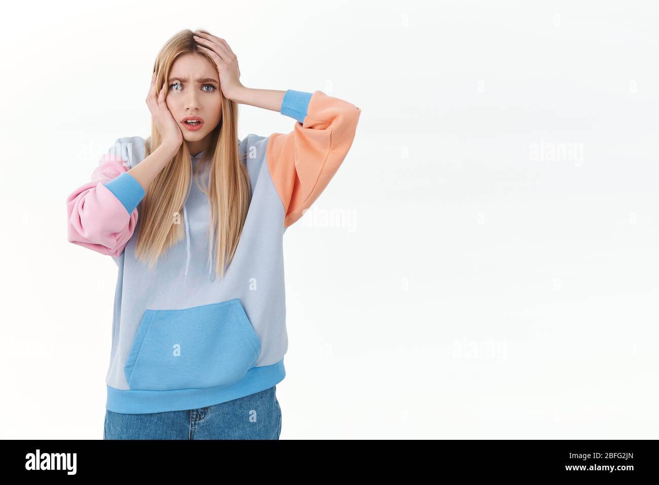 Girl shaking her head hi-res stock photography and images - Alamy