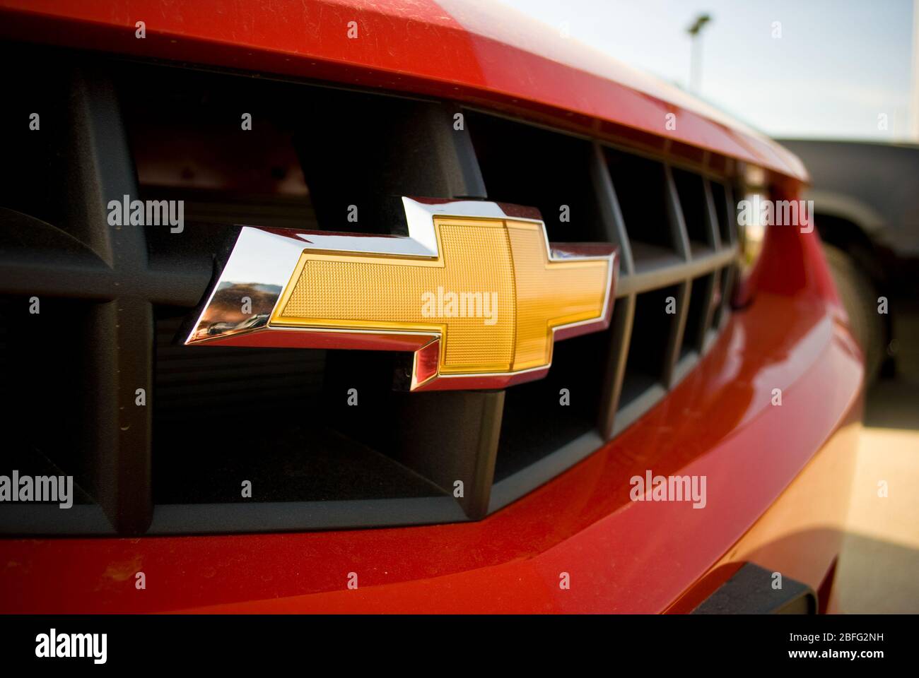 The Chevrolet emblem Stock Photo - Alamy