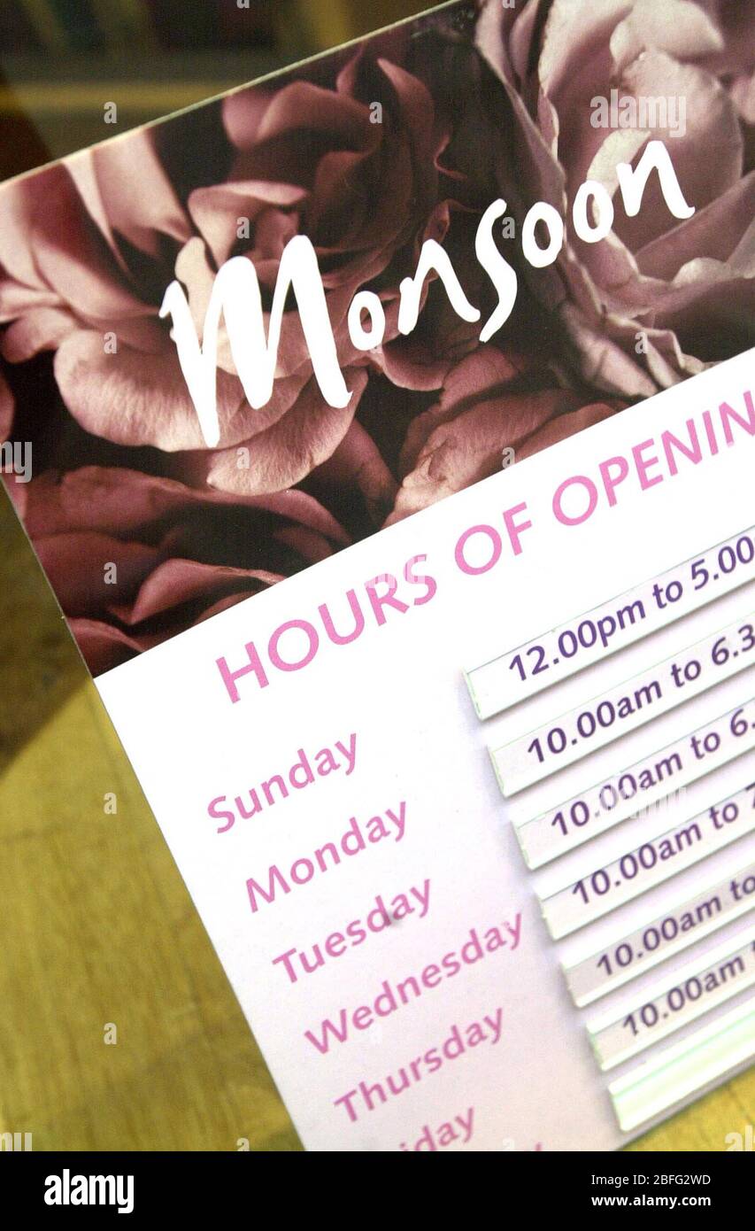 Monsoon store hi-res stock photography and images - Alamy