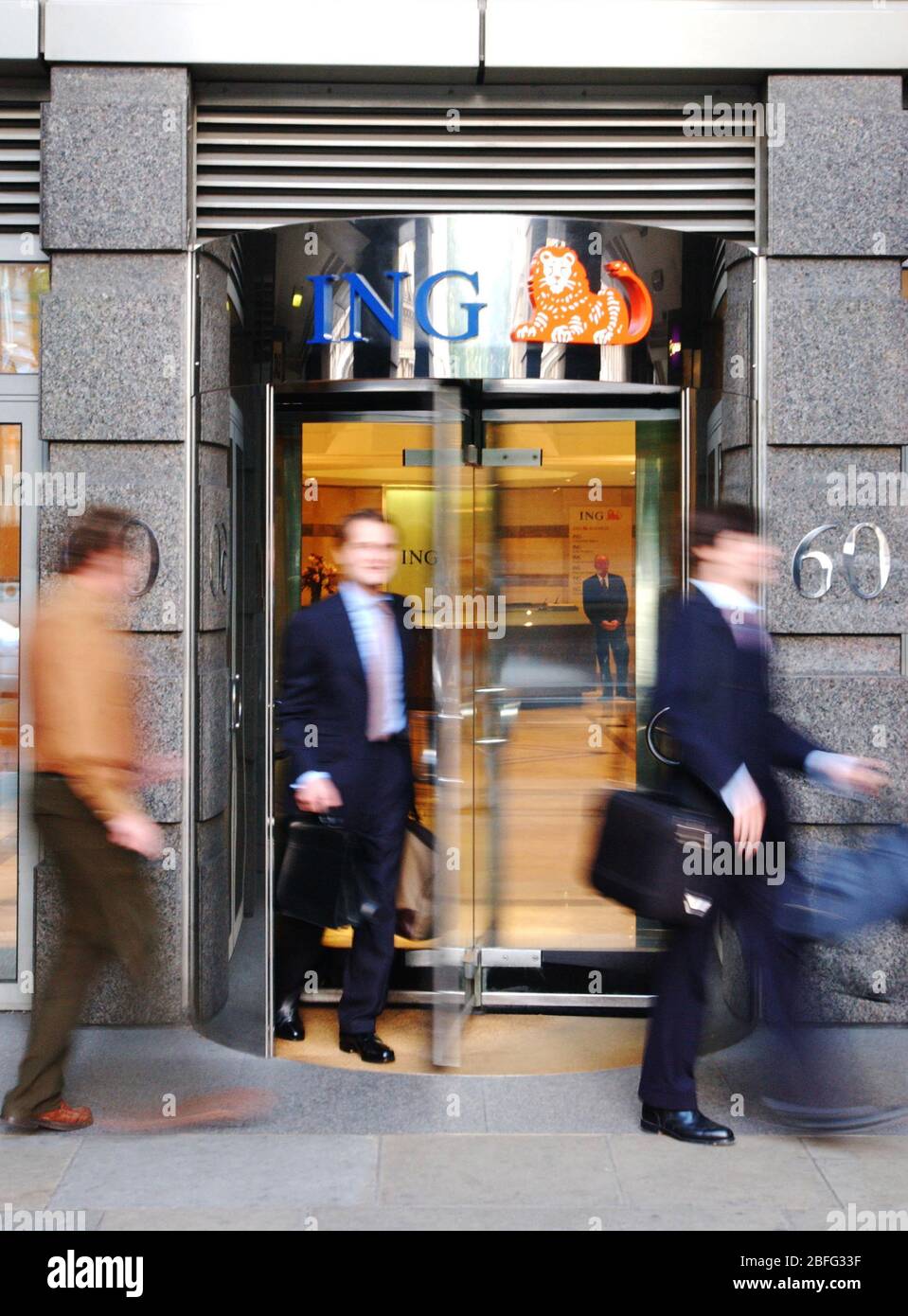 The ING Baring offices, 60 London Wall, London Stock Photo - Alamy