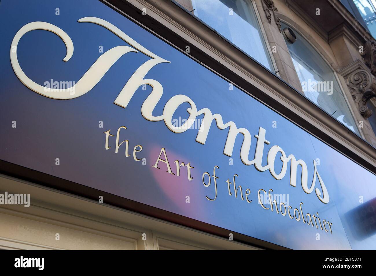 Thorntons chocolate store hi-res stock photography and images - Alamy