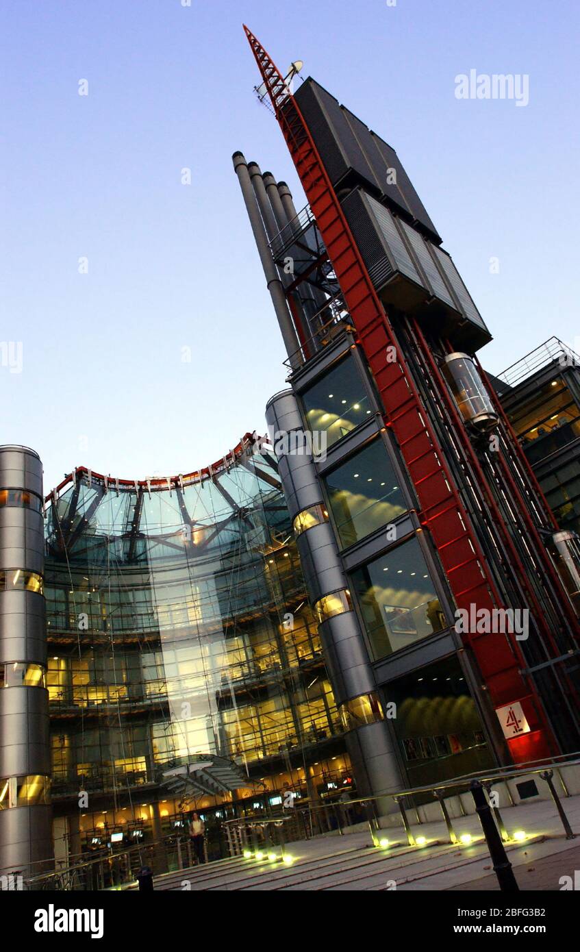 The Channel Four Televsion Building Stock Photo - Alamy