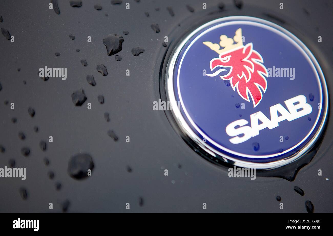 Saab Emblem In The Snow