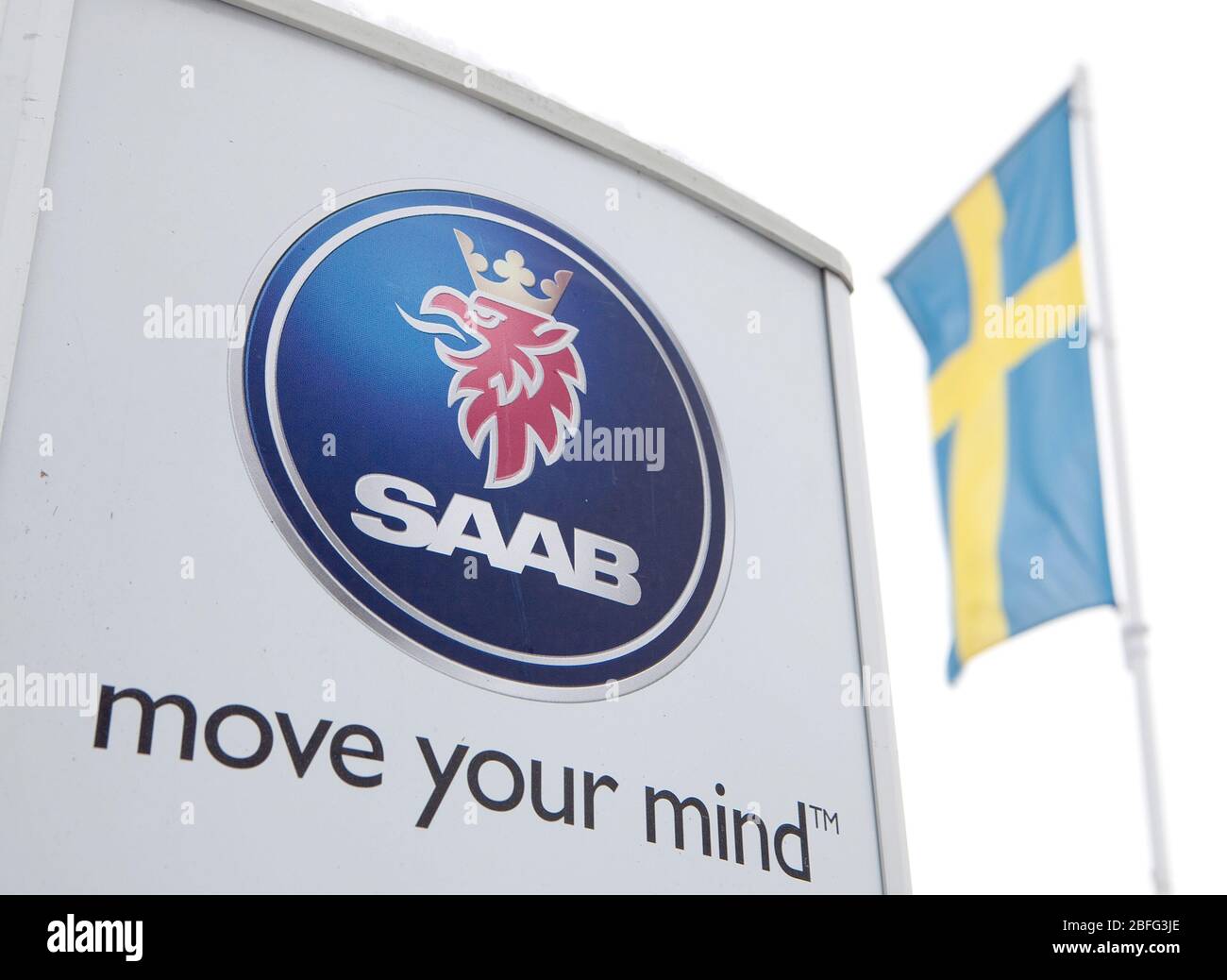 Saab sign hi-res stock photography and images - Alamy
