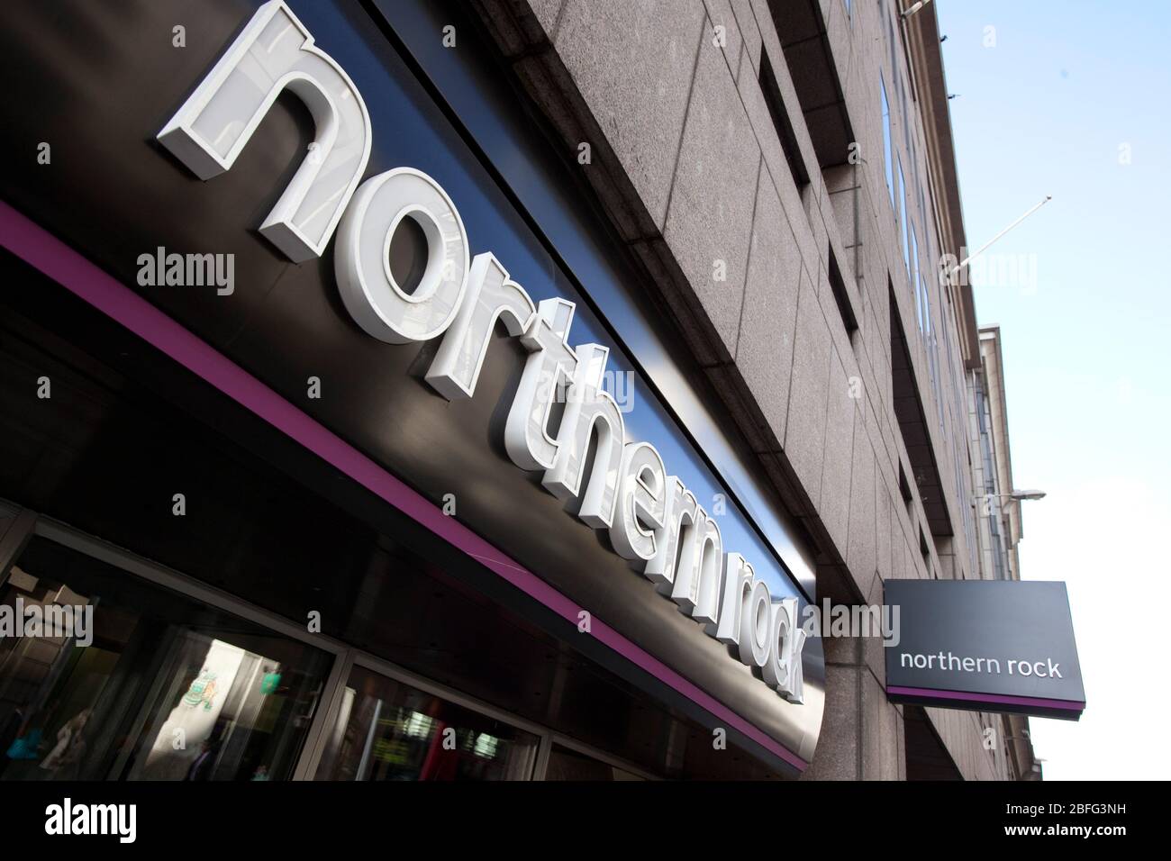 Exterior of a Northern Rock branch Stock Photo - Alamy