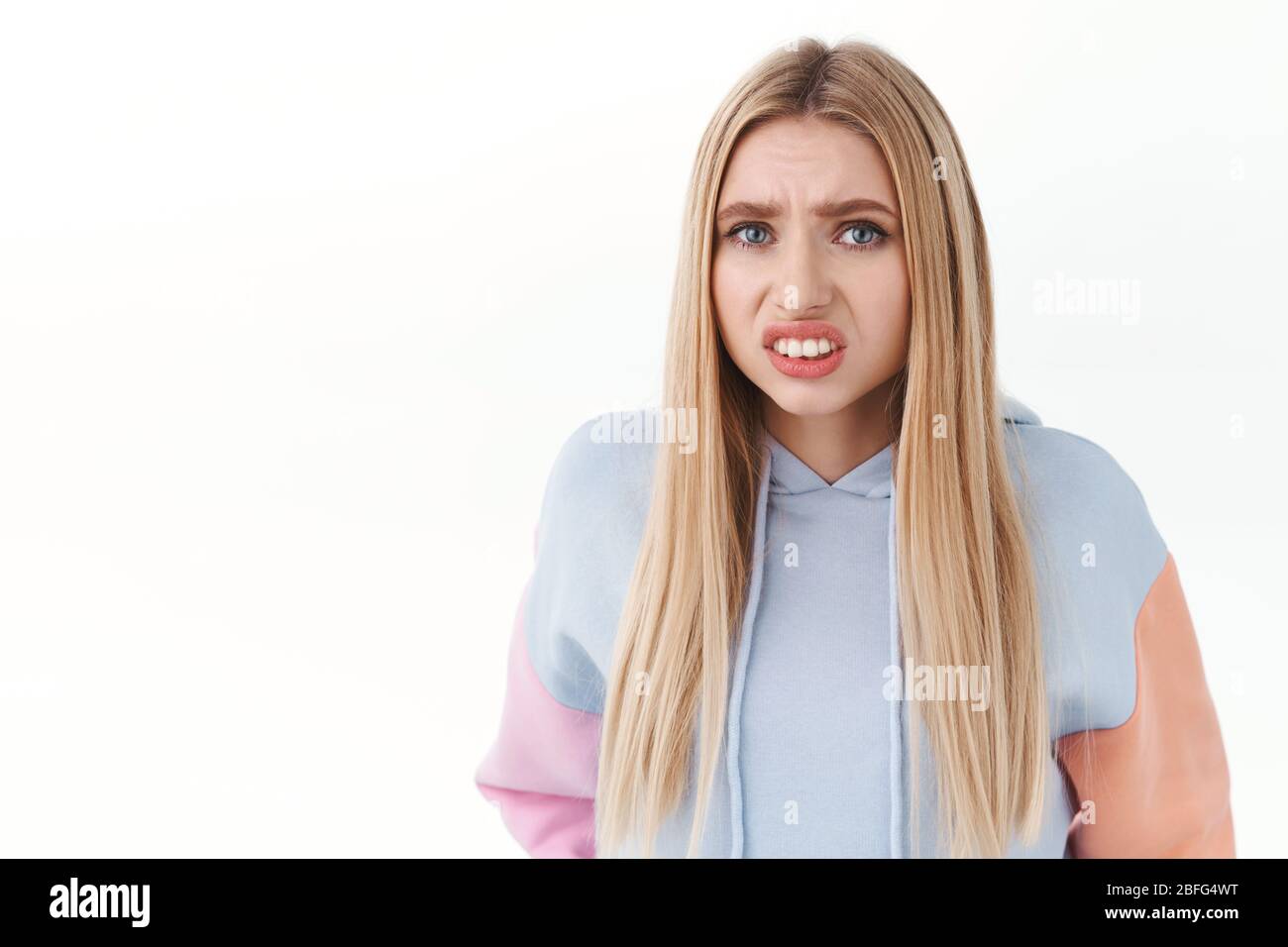Teen face embarrassed hi-res stock photography and images - Alamy