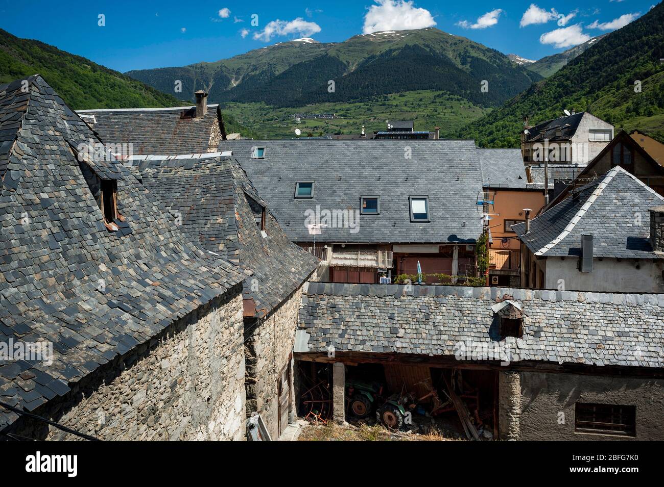 Vielha, Val d'Aran, Catalunya Stock Photo - Alamy