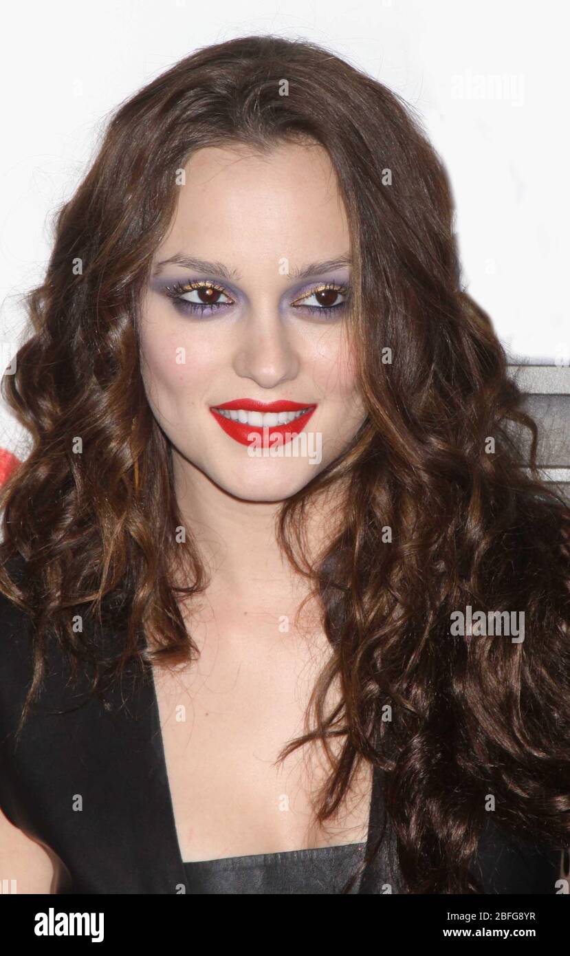 Leighton Meester, 2009, Photo By John Barrett/PHOTOlink Stock Photo - Alamy