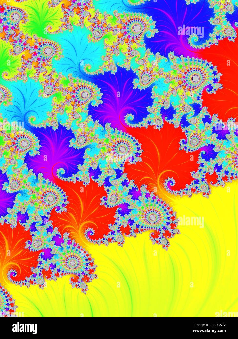 Beautiful wallpaper in many colors Stock Photo - Alamy