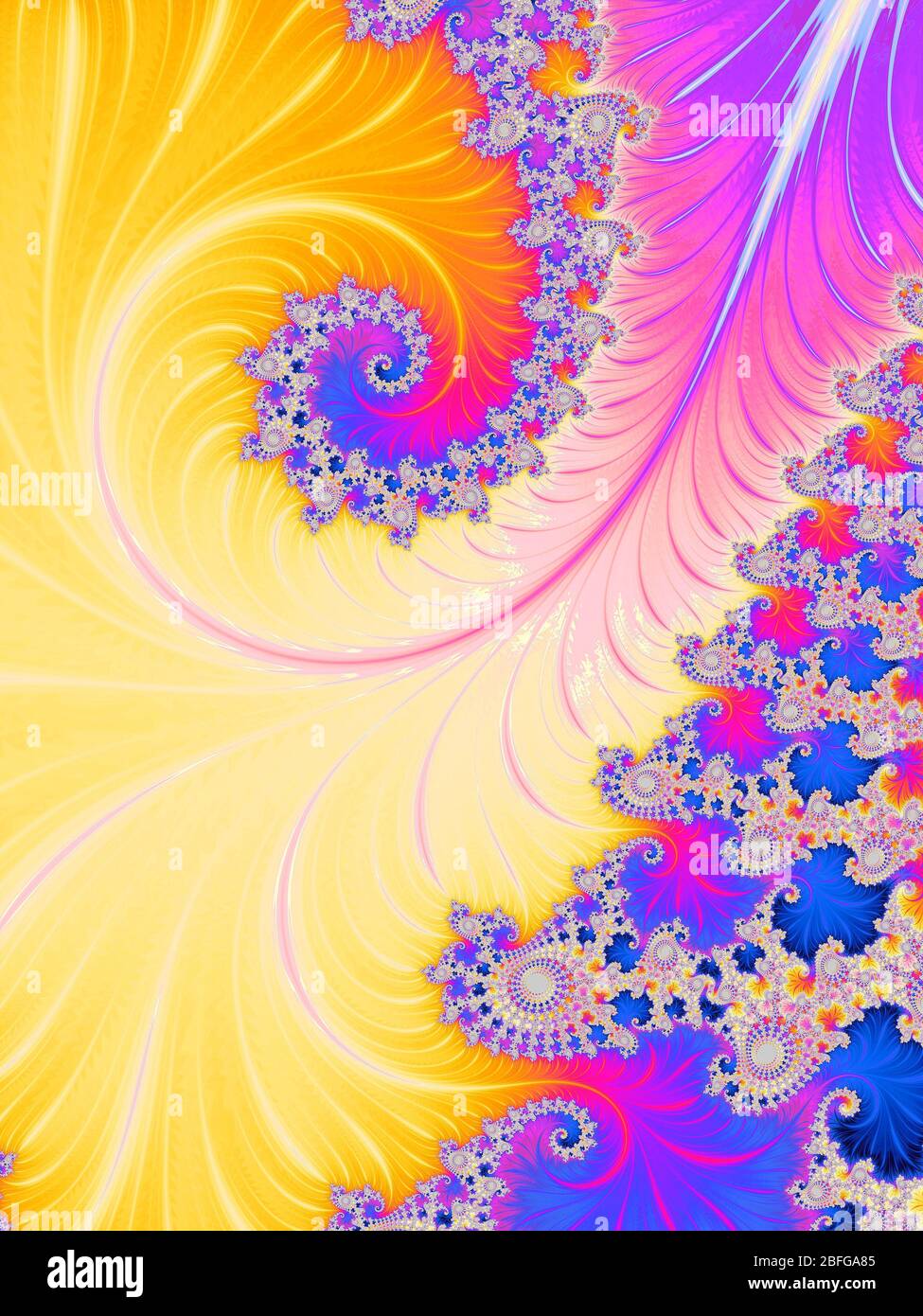 Beautiful wallpaper in many colors Stock Photo - Alamy