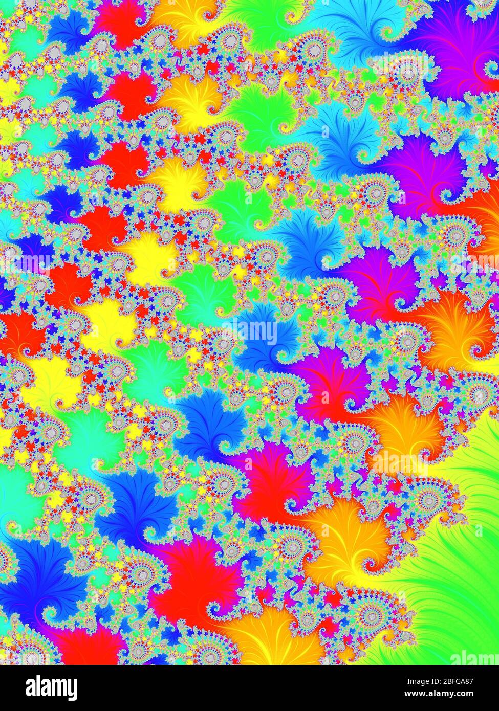 Beautiful wallpaper in many colors Stock Photo - Alamy