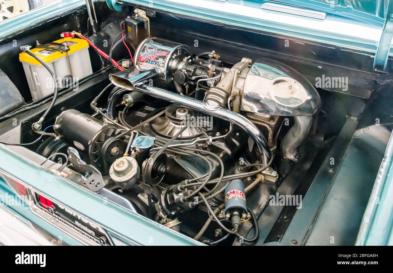 2019 Barrett-Jackson Scottsdale Auction, 1964 Corvair Monza, Engine ...
