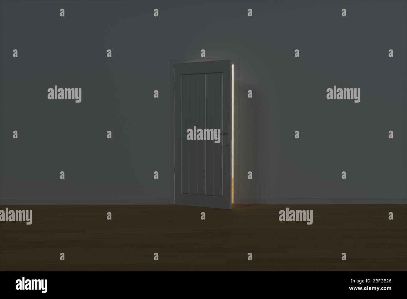 Home front door open night hi-res stock photography and images - Alamy