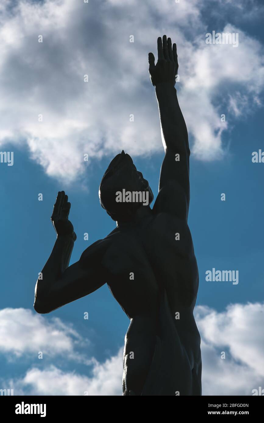 Statue of Eternal Life in Cleveland Ohio Stock Photo - Alamy