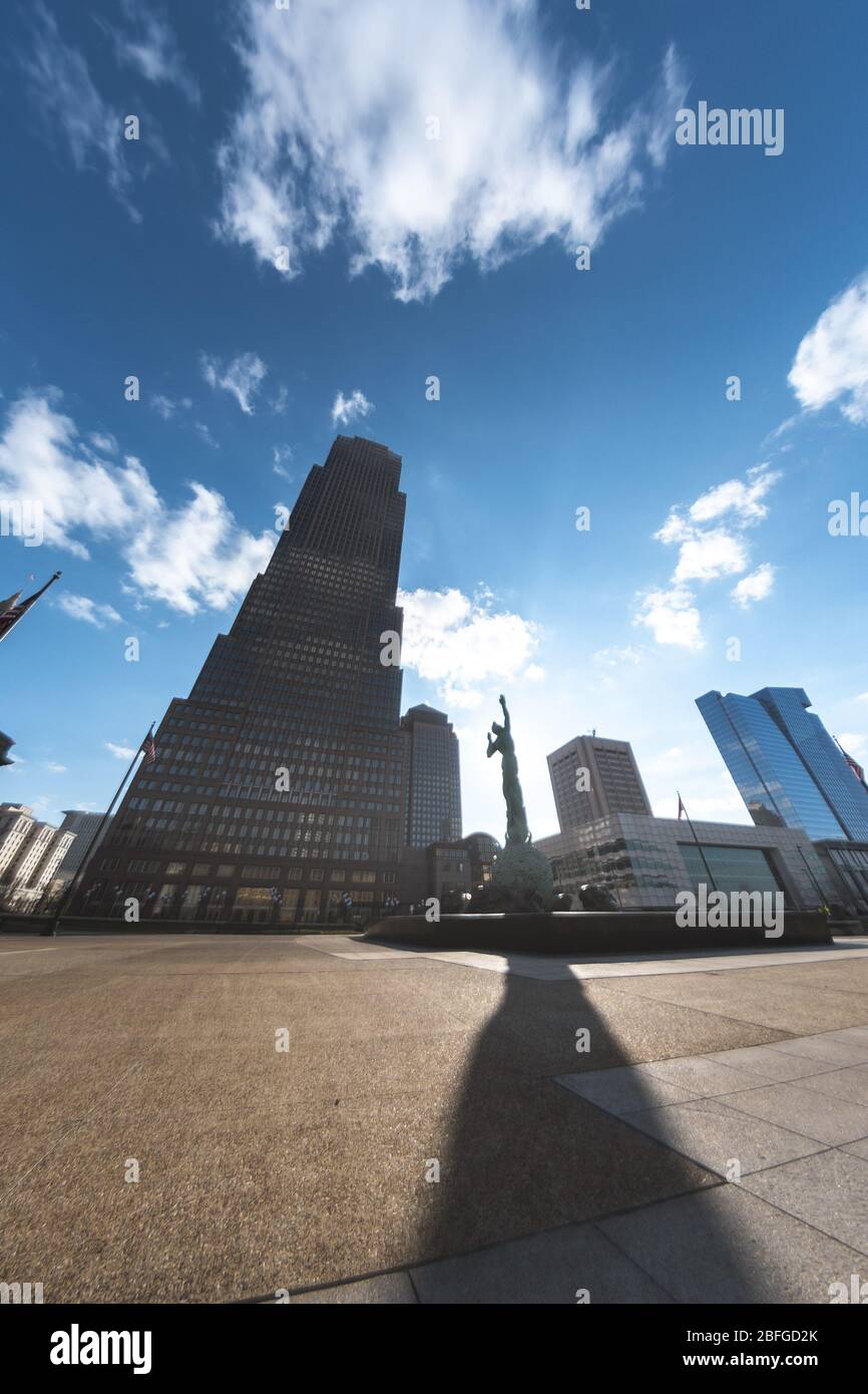 Statue of Eternal Life in Cleveland Ohio Stock Photo - Alamy
