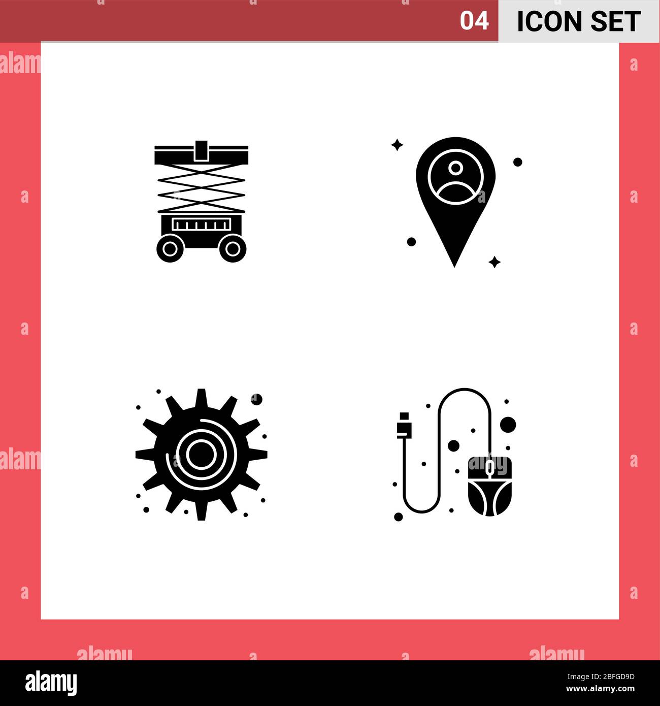 4 man lift Stock Vector Images - Alamy