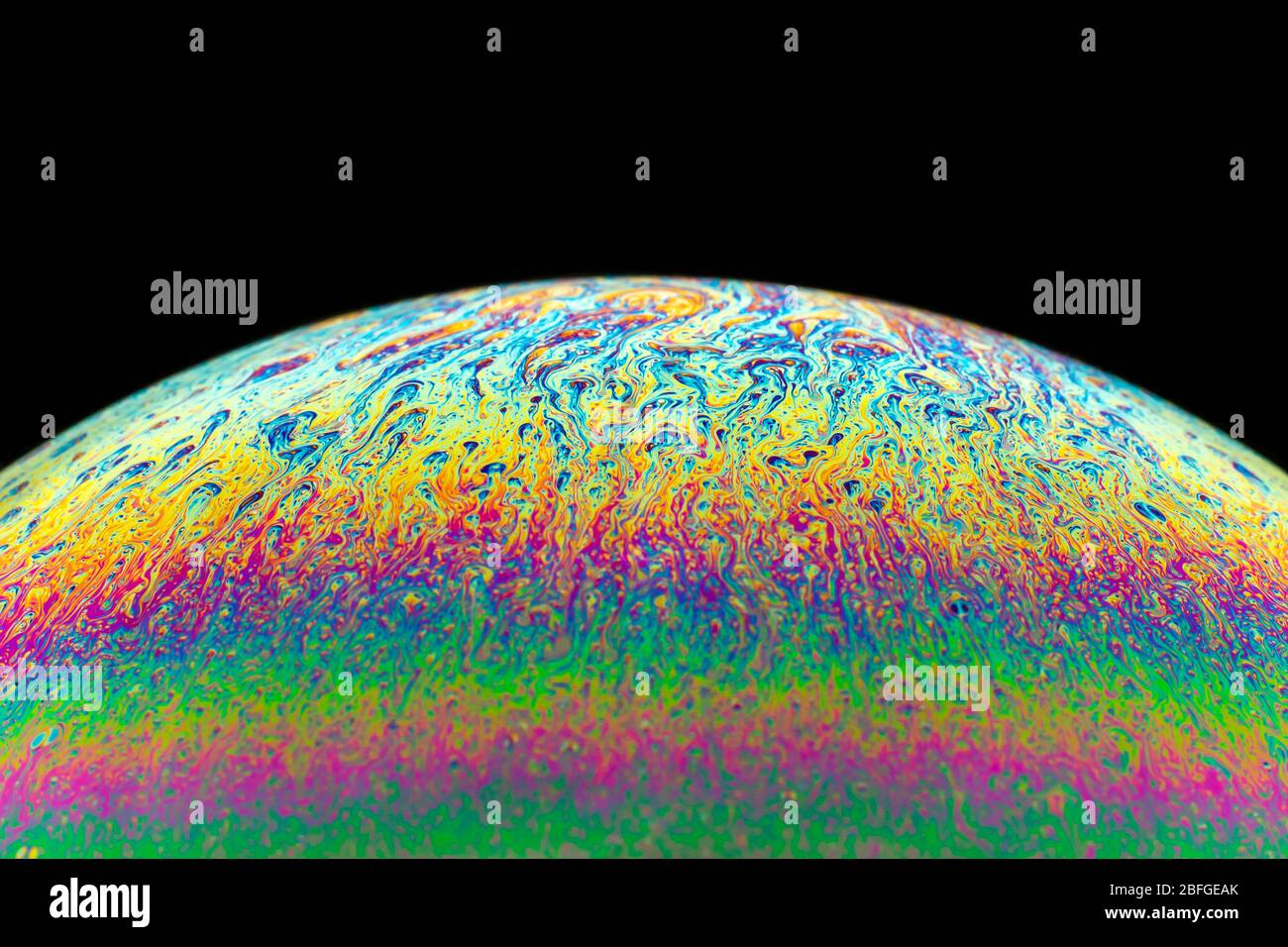 Abstract soap bubble rainbow hi-res stock photography and images - Alamy