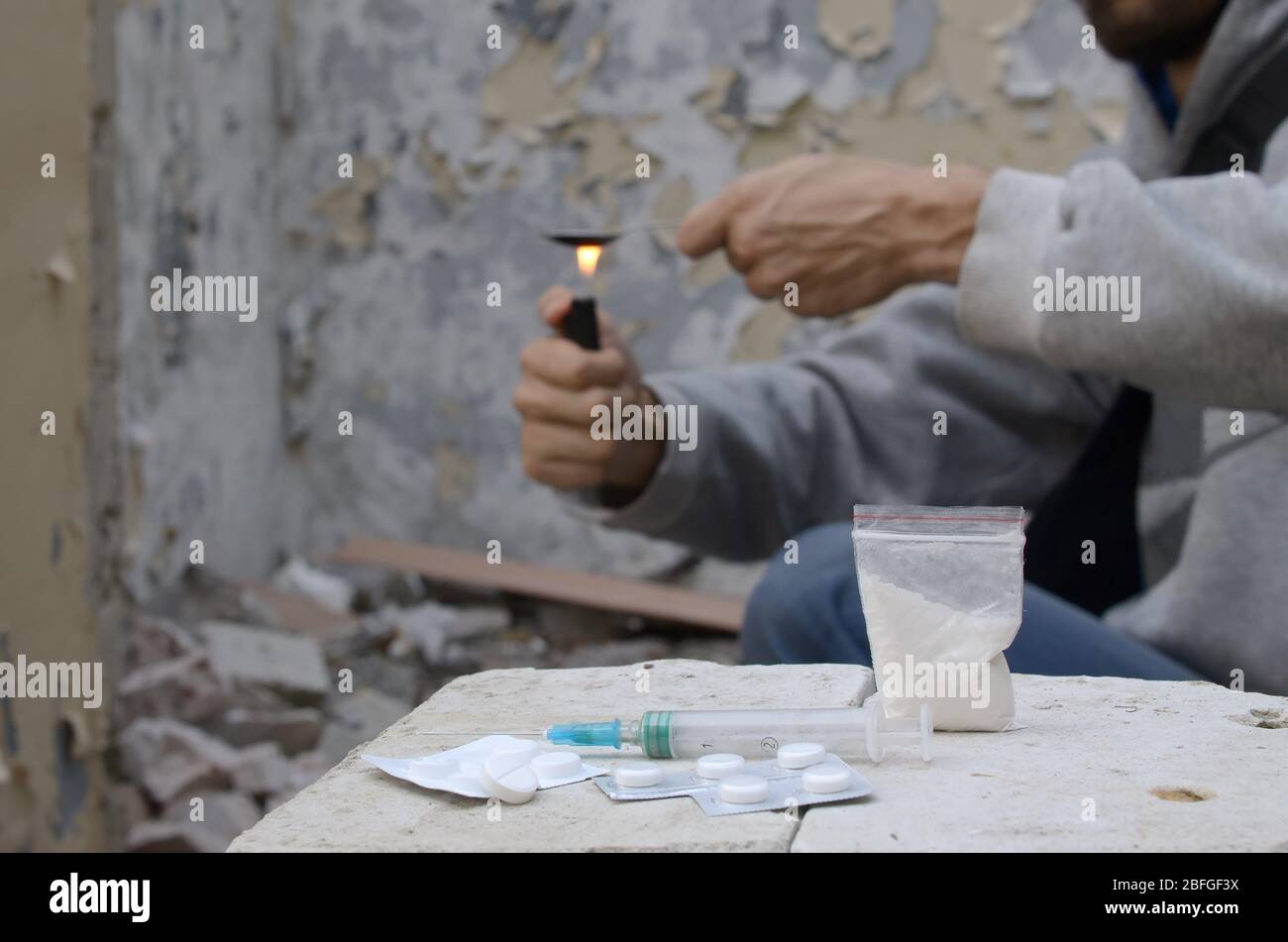 Hallucination hand burn hi-res stock photography and images - Alamy