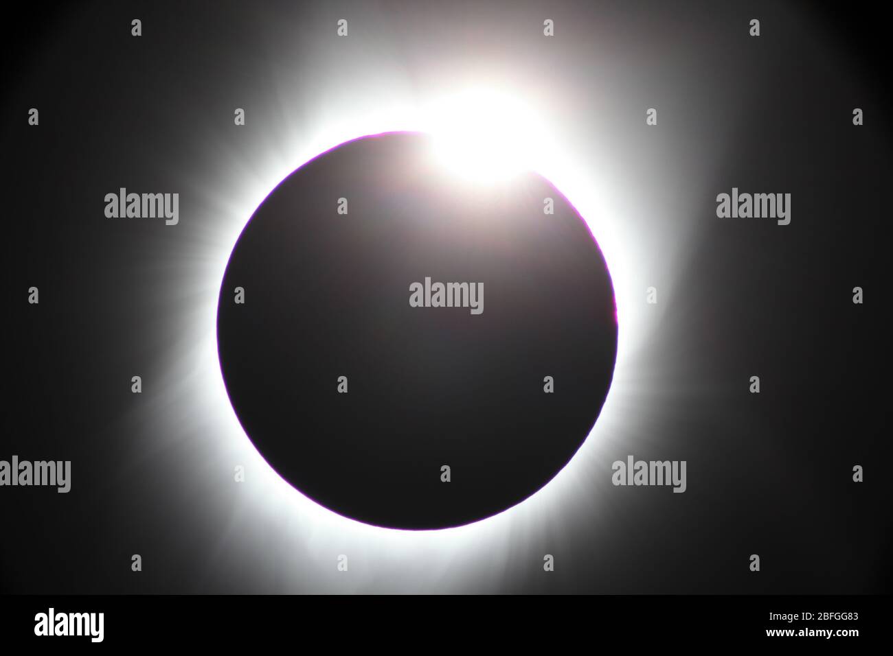 Phases of the total solar eclipse Stock Photo - Alamy