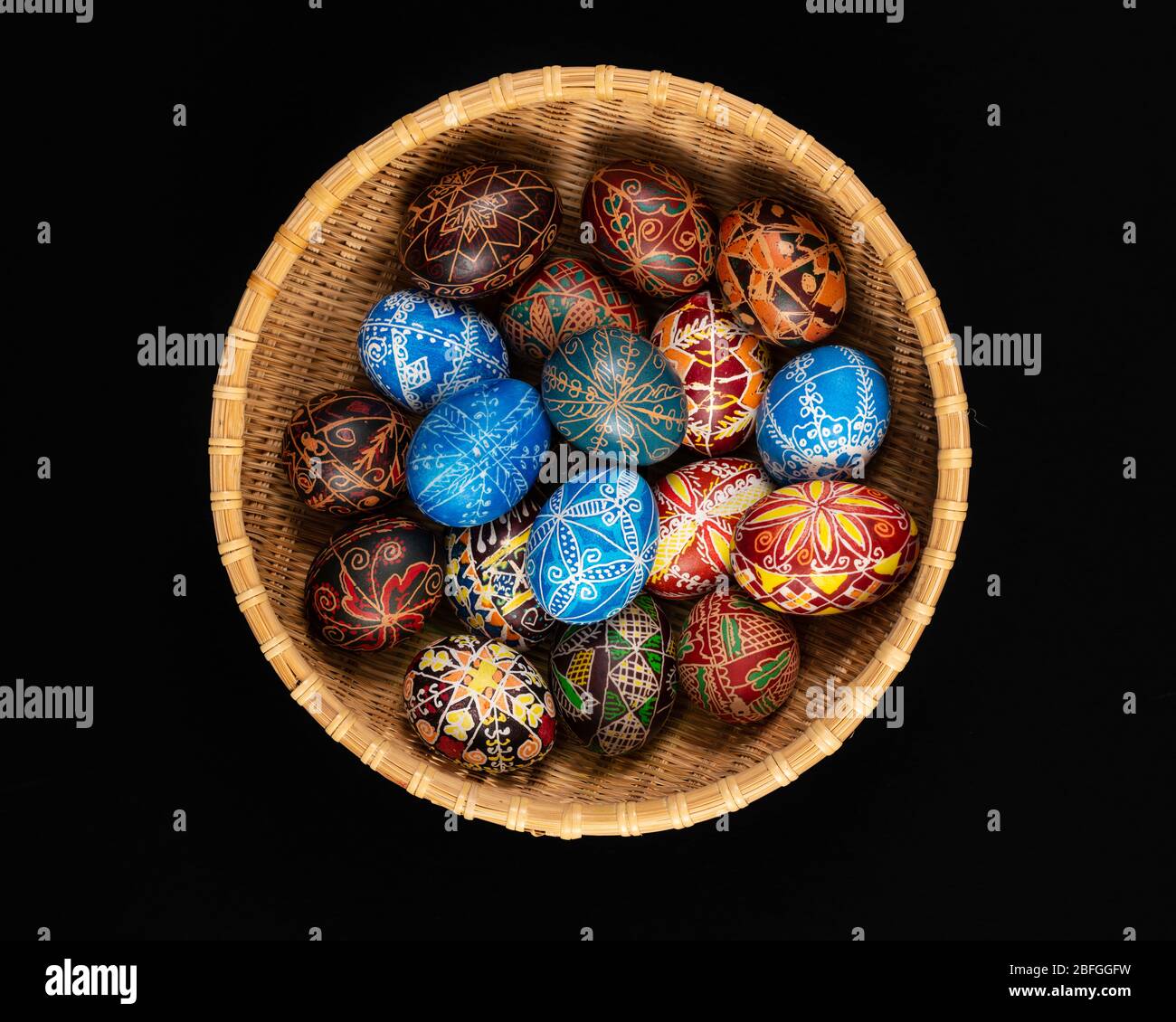 Europe easter eggs european tradition folklore pattern hi-res stock ...