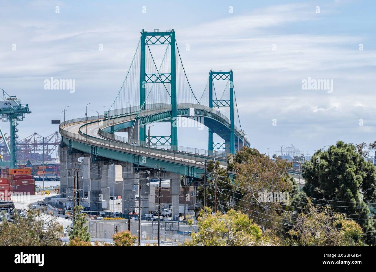 Vincent thomas bridge hi-res stock photography and images - Alamy