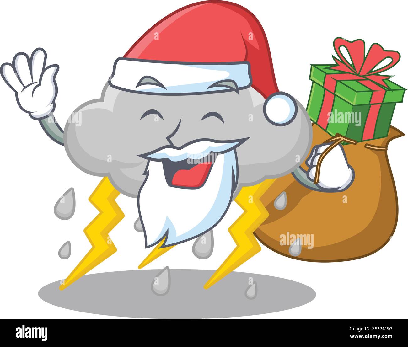 Santa disaster Stock Vector Images - Alamy