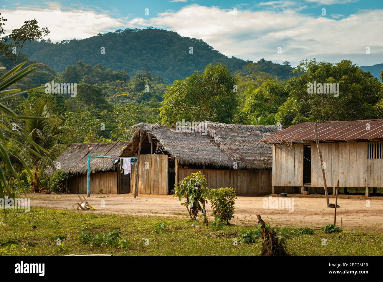 Shuar Indigenous Community in the Amazon, Ecuador Stock Photo - Alamy