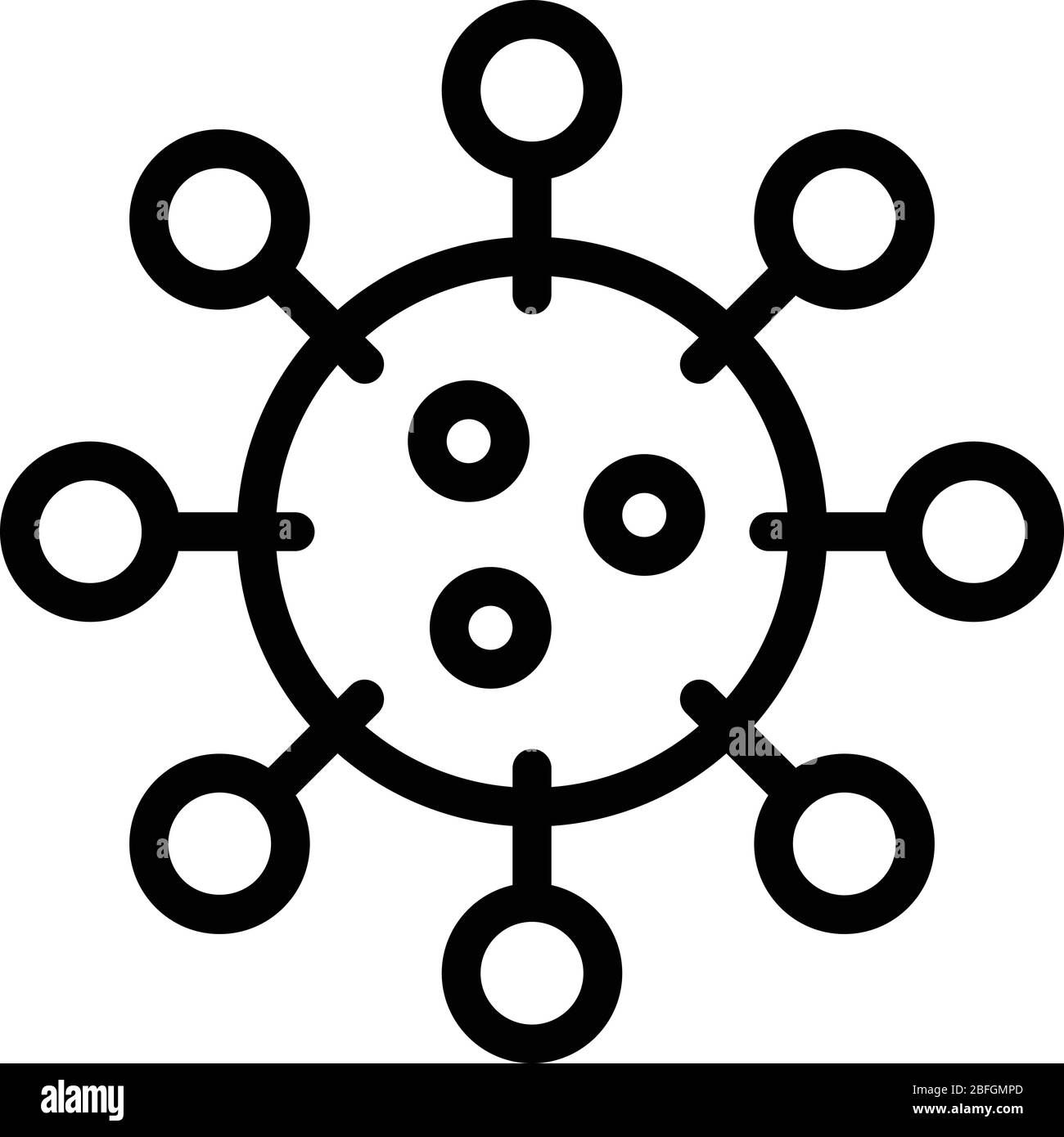 Chicken pox infection icon, outline style Stock Vector Image & Art - Alamy