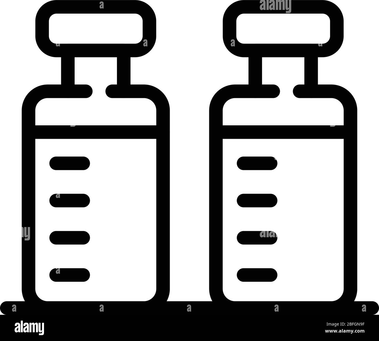 Drug ampules icon, outline style Stock Vector Image & Art - Alamy