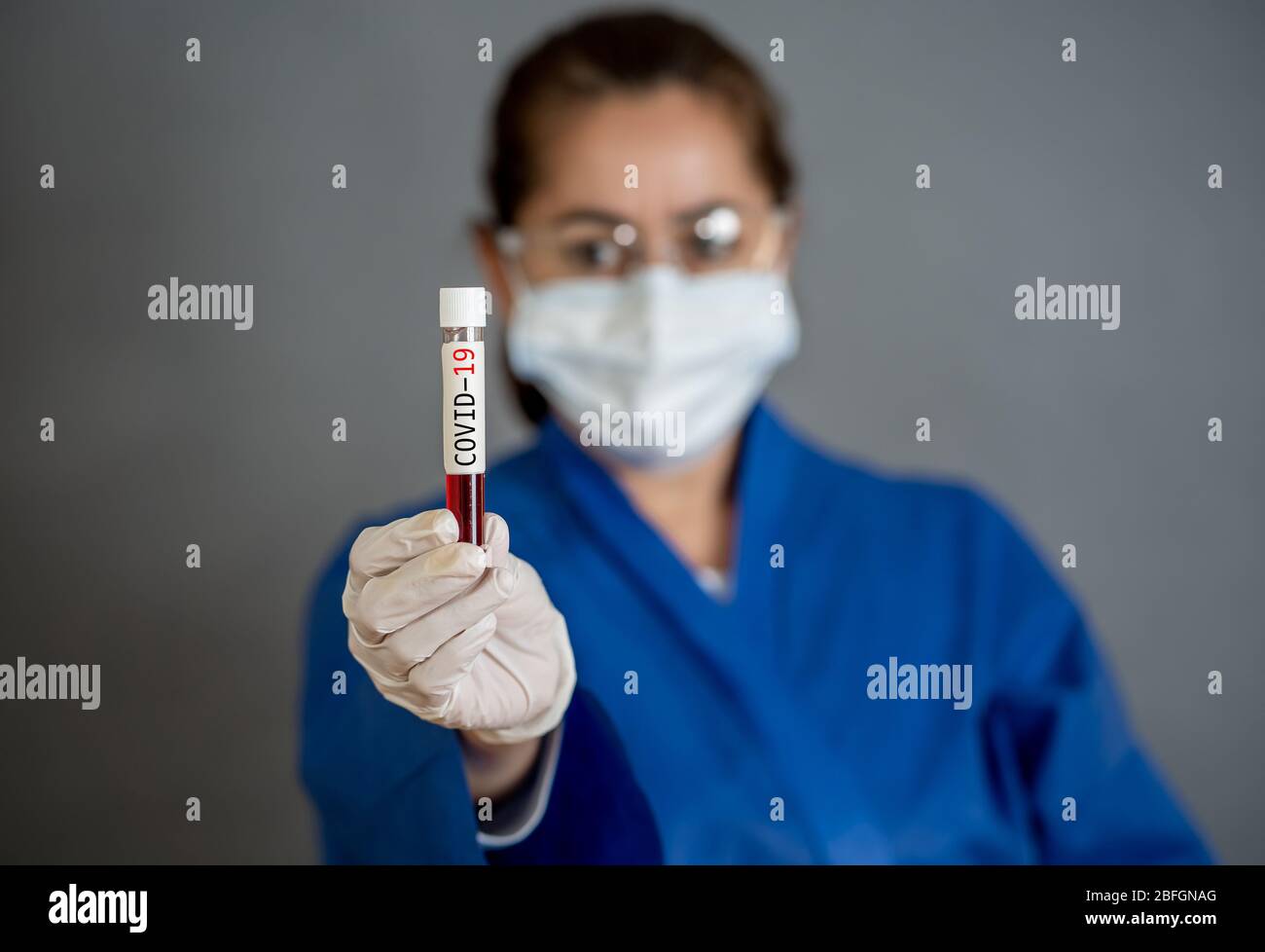 Vial blood person hi-res stock photography and images - Alamy
