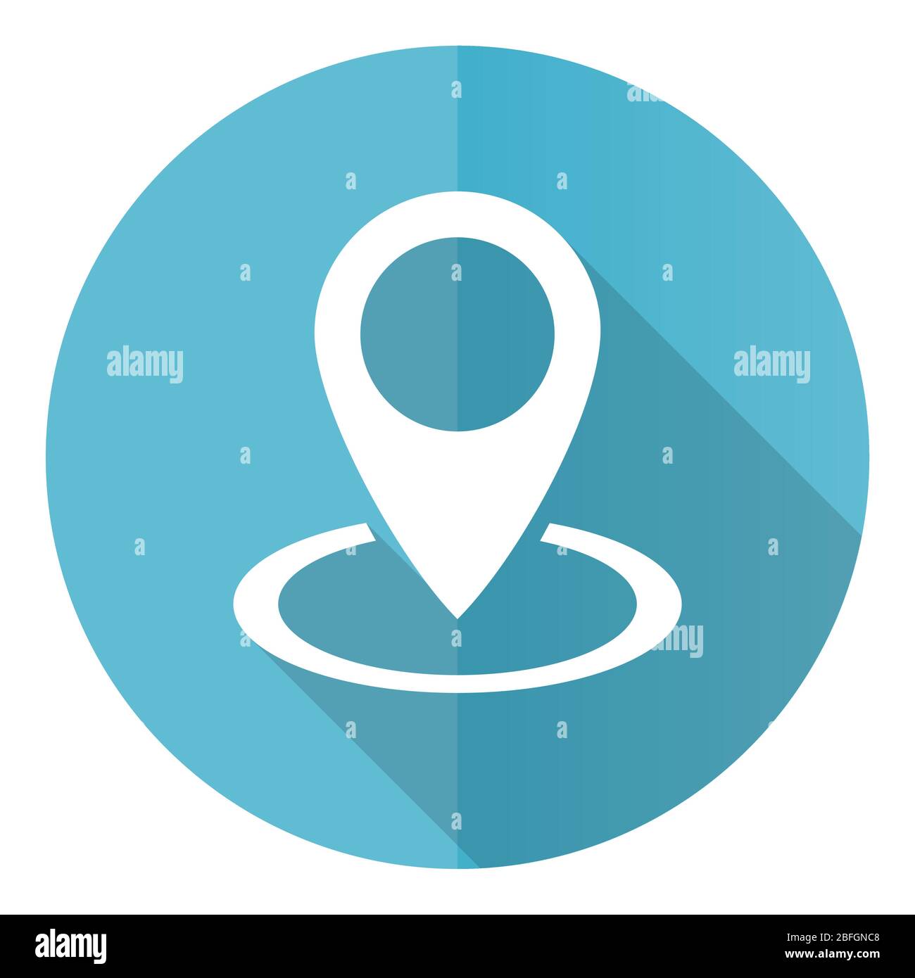 Round location indicator Stock Vector Images - Alamy