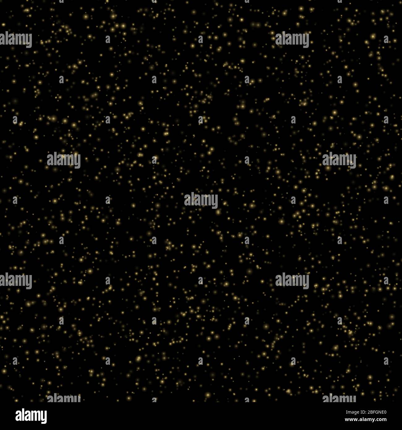 Gold confetti powder falling and scatter celebration template. EPS 10 ...