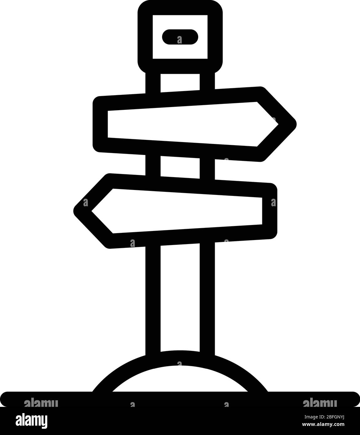 Direction indicator icon, outline style Stock Vector Image & Art - Alamy