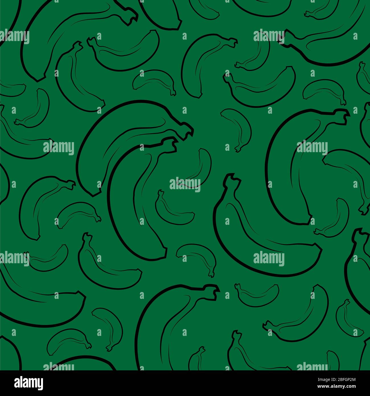 Abstract seamless background design cloth texture with banana elements ...