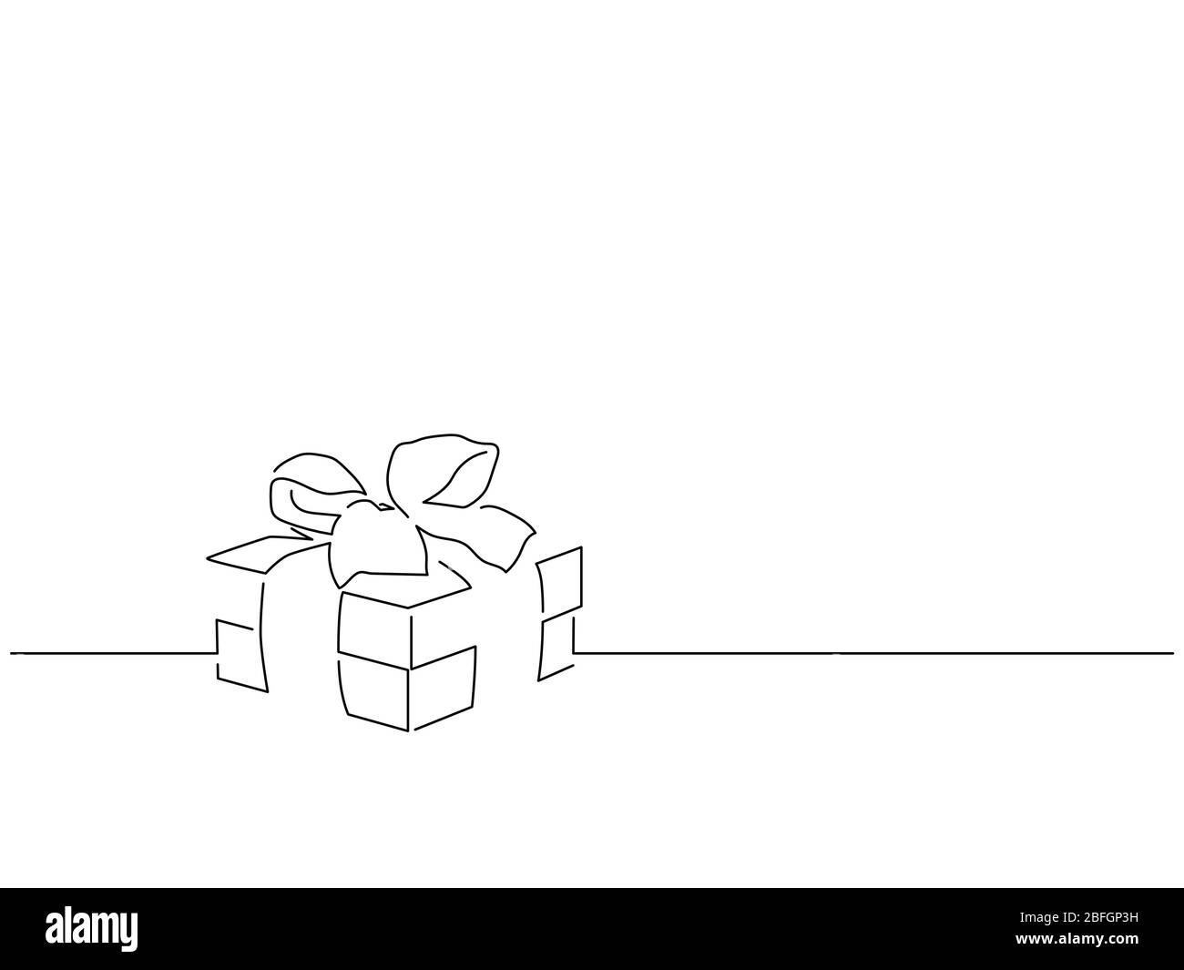 Christmas isolated line drawing, vector illustration design Stock ...