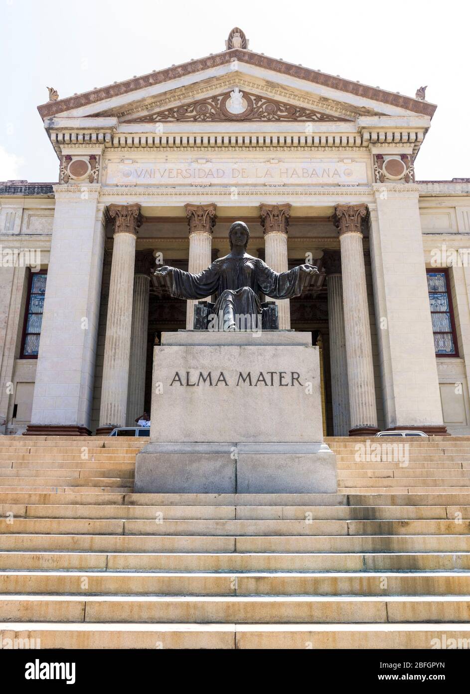 Alma Mater of Havana University. La Habana. Cuba Stock Photo - Alamy