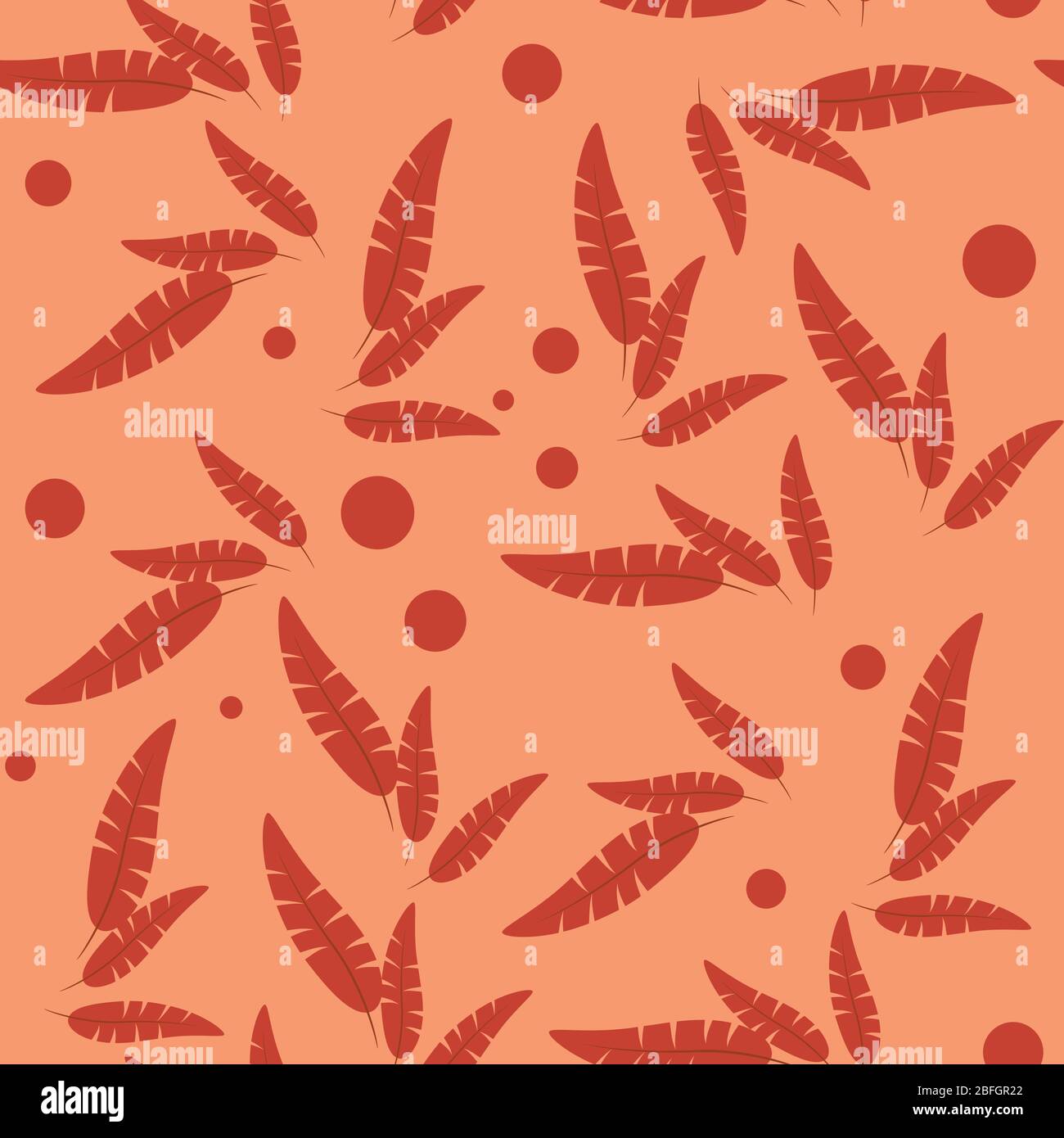 Doodle zentangle leaves autumn pattern. Endless hipster illustration ...