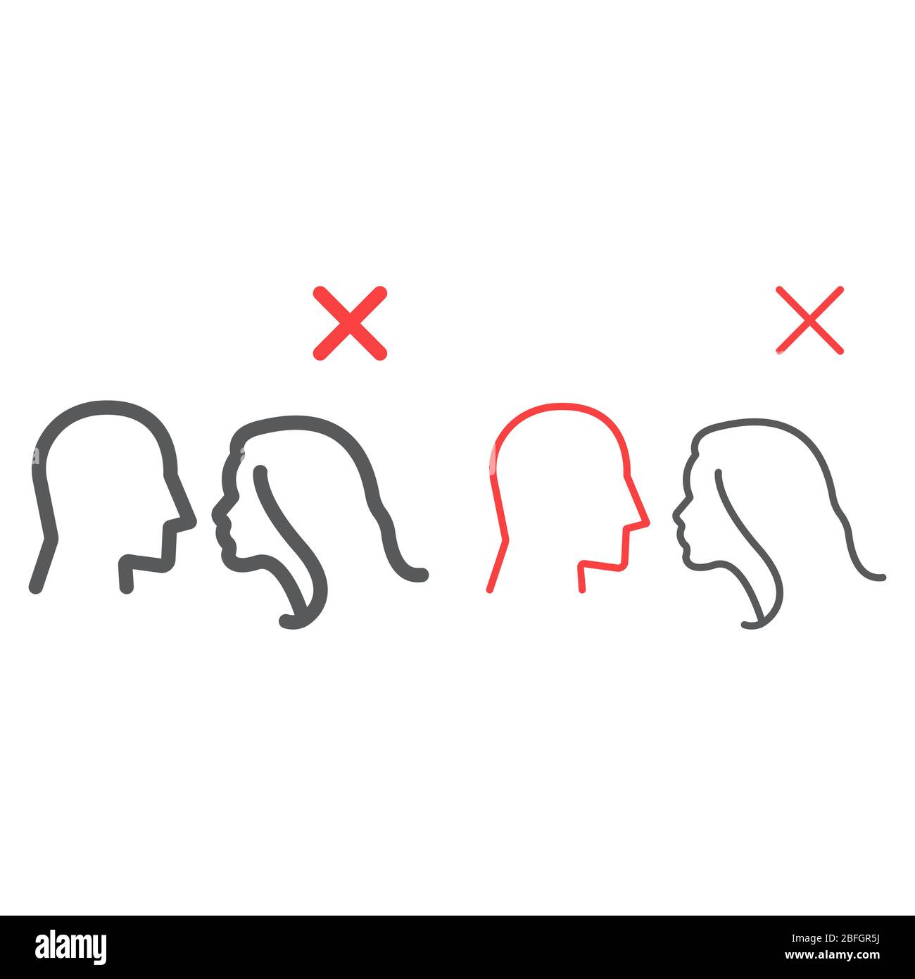 No kissing sign hi-res stock photography and images - Alamy