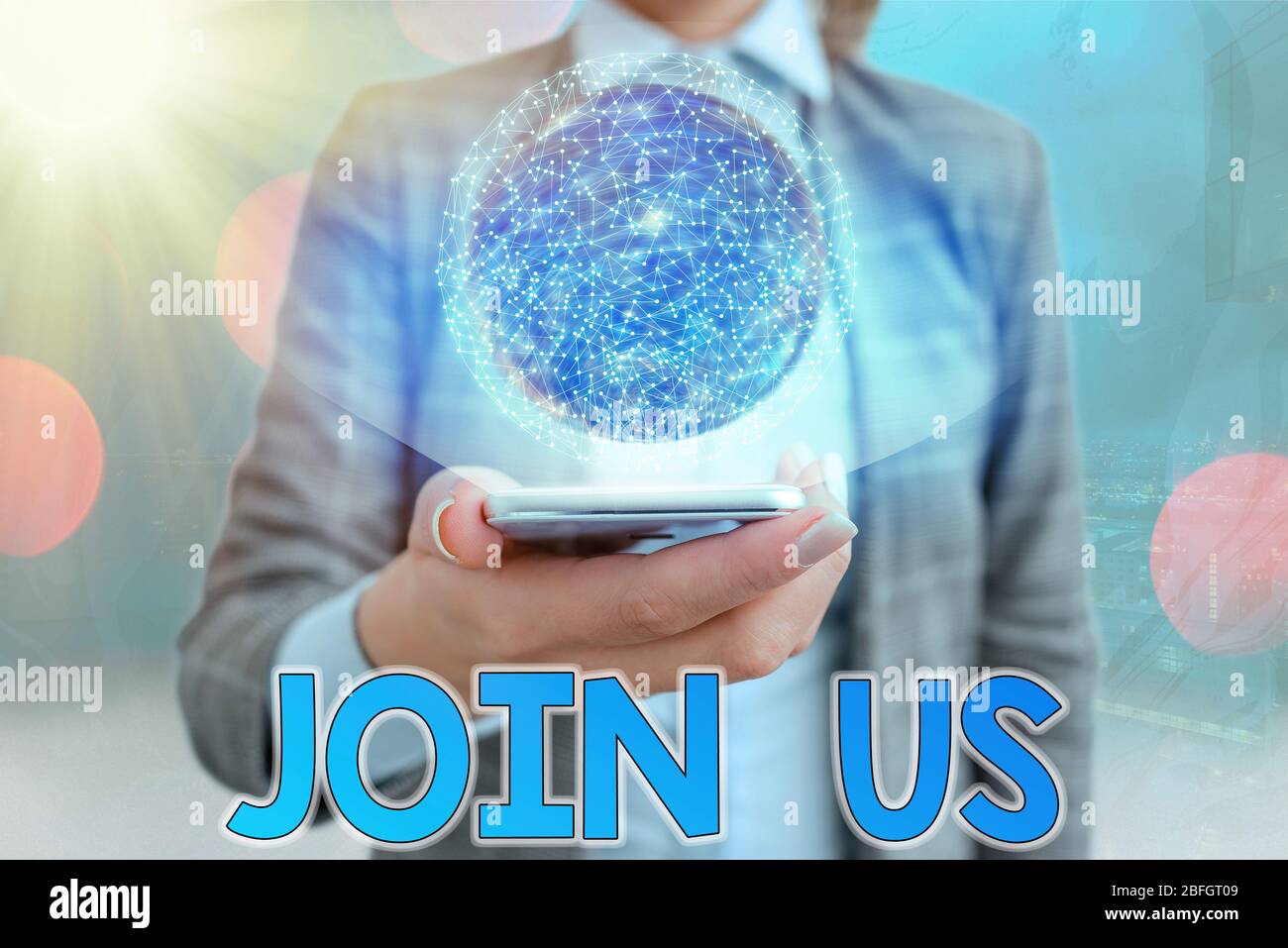 Conceptual hand writing showing Join Us. Concept meaning Register in ...