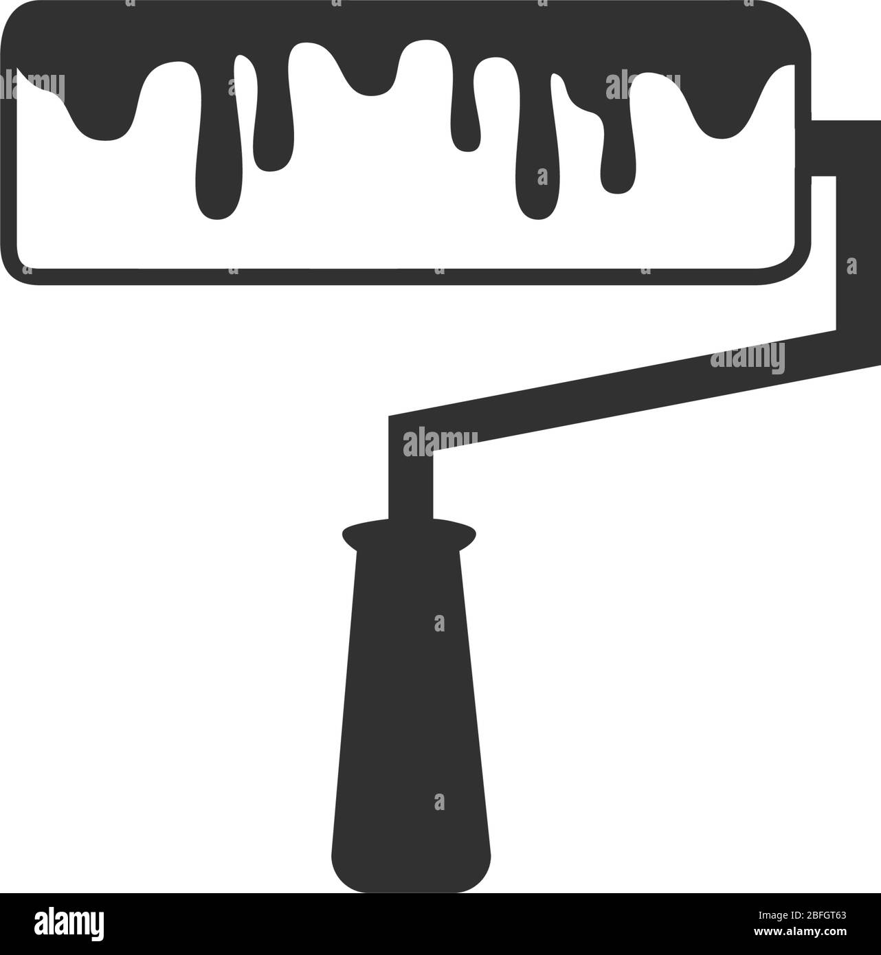 paint roller icon, paint symbol sign. Stock Vector illustration ...