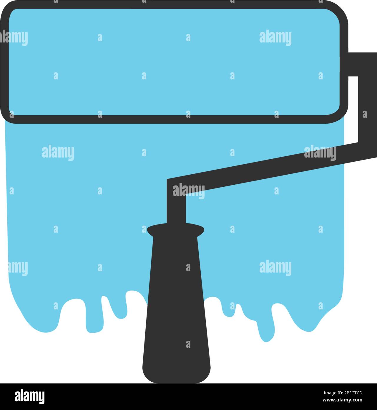 paint roller icon, paint symbol sign. Stock Vector illustration ...