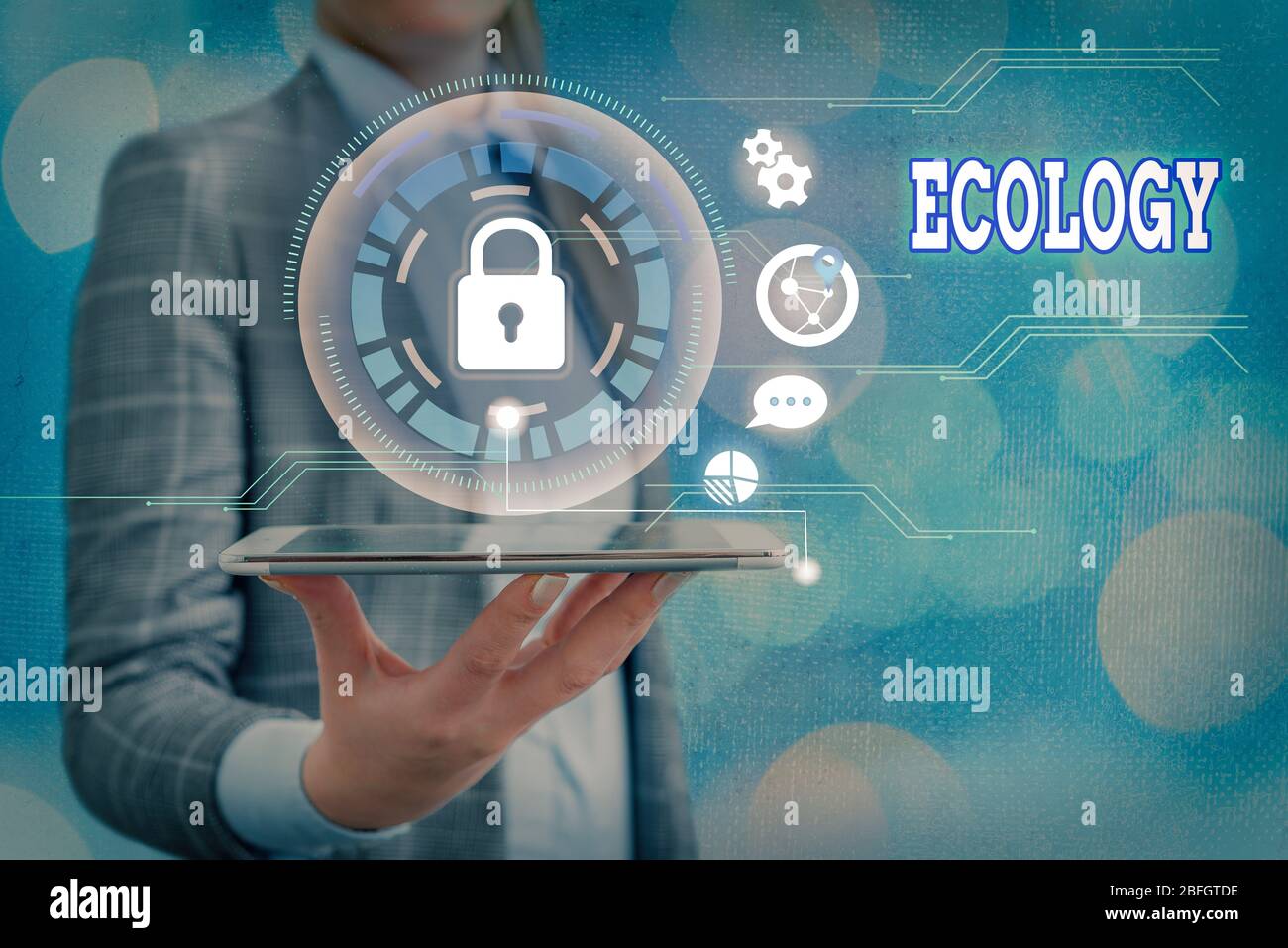 Conceptual hand writing showing Ecology. Concept meaning Branch of ...