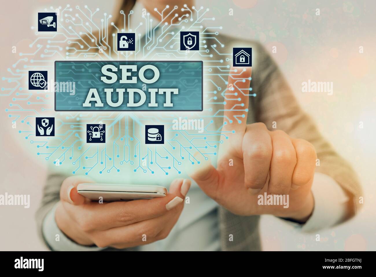 Handwriting text writing Seo Audit. Conceptual photo Search Engine Optimization validating and ...